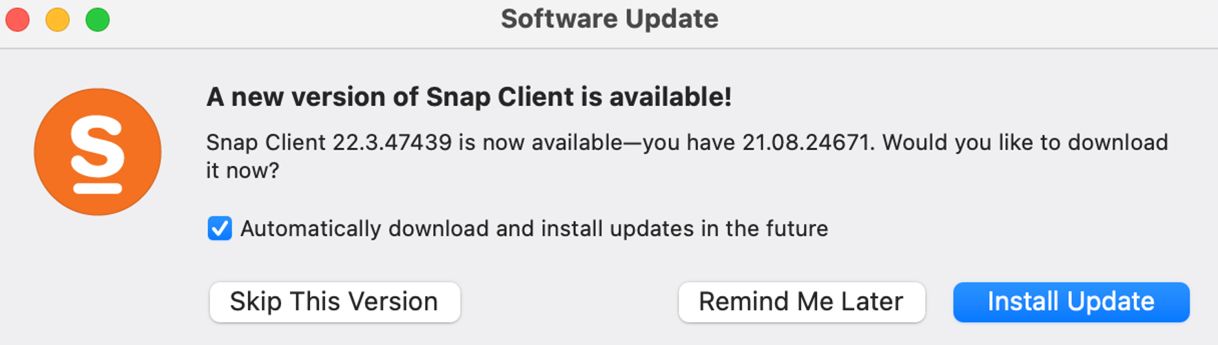 Mac App Installation and Management – SnapComms