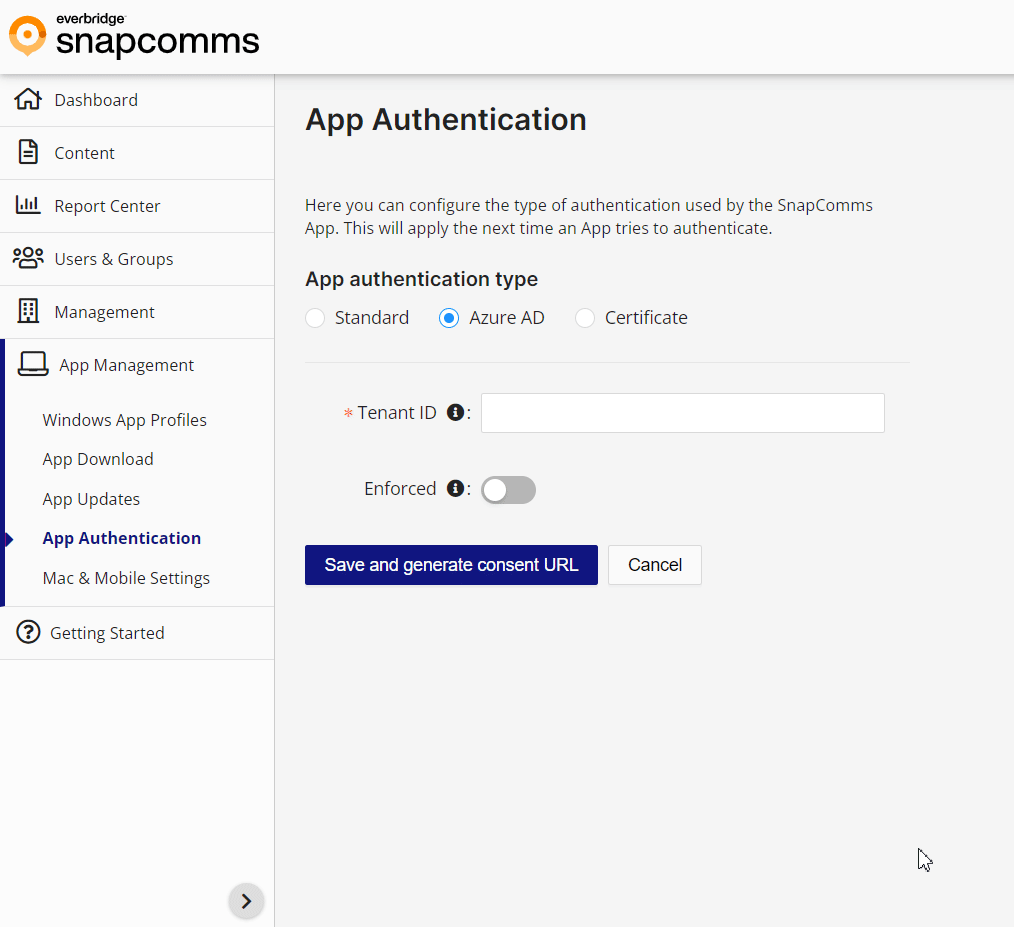 Azure Ad Microsoft Entra Id Authentication For Snapcomms Apps Snapcomms