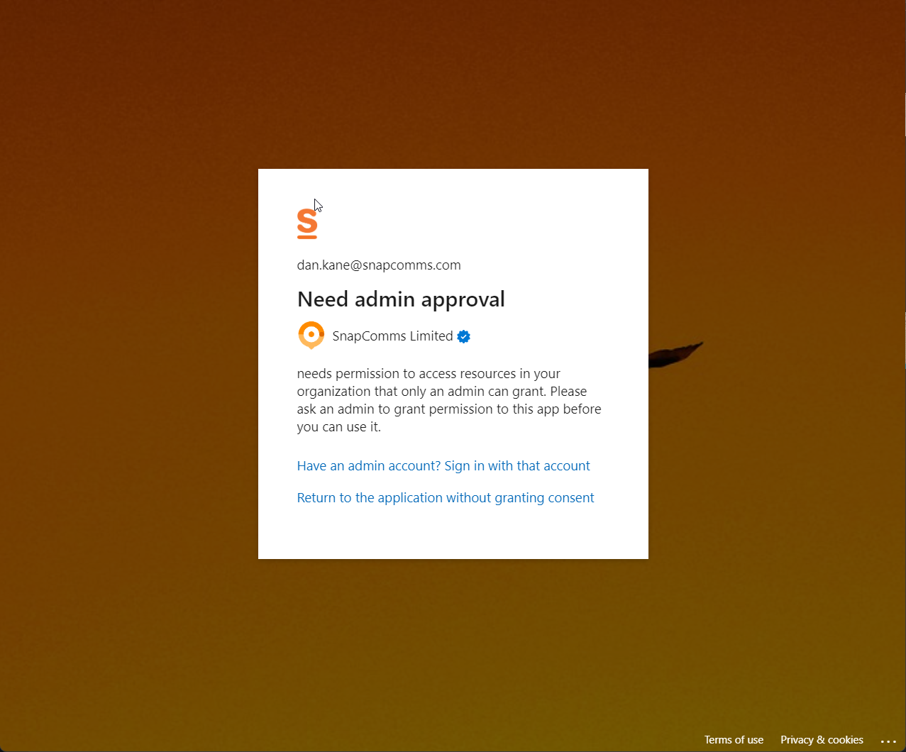 Azure Ad Microsoft Entra Id Authentication For Snapcomms Apps Snapcomms