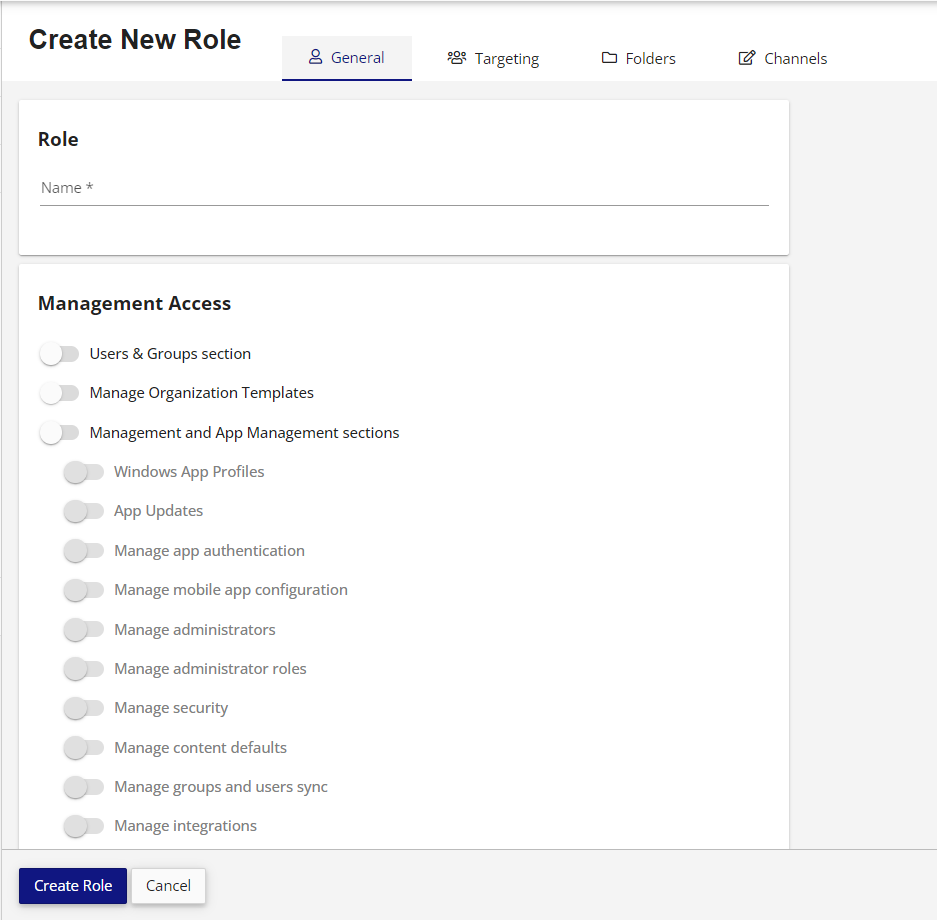 Management - Administrator Roles – SnapComms